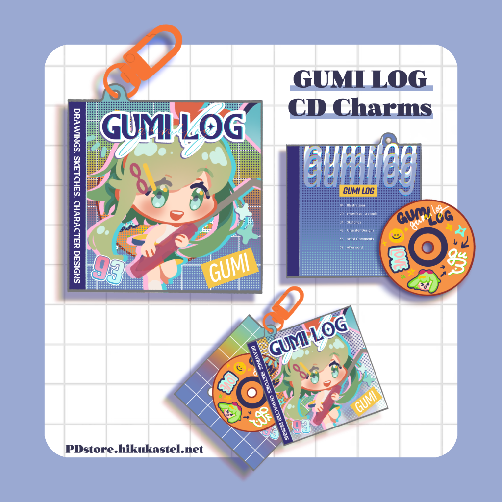 GUMI LOG CD Acrylic Charm – PD Store